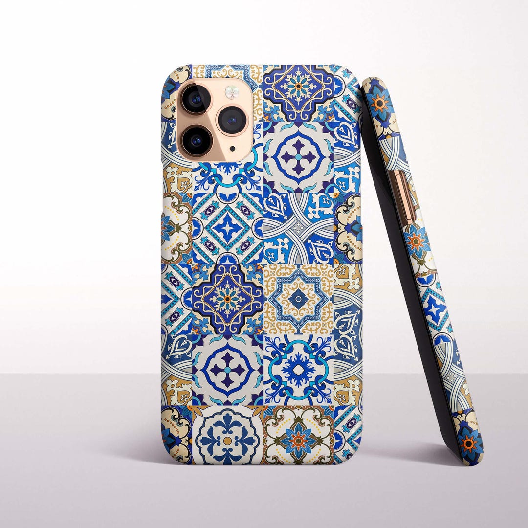 Moroccan Tile Phone Case for iPhone 17, Air, 16 Pro Max, 16e, 15 Plus ...