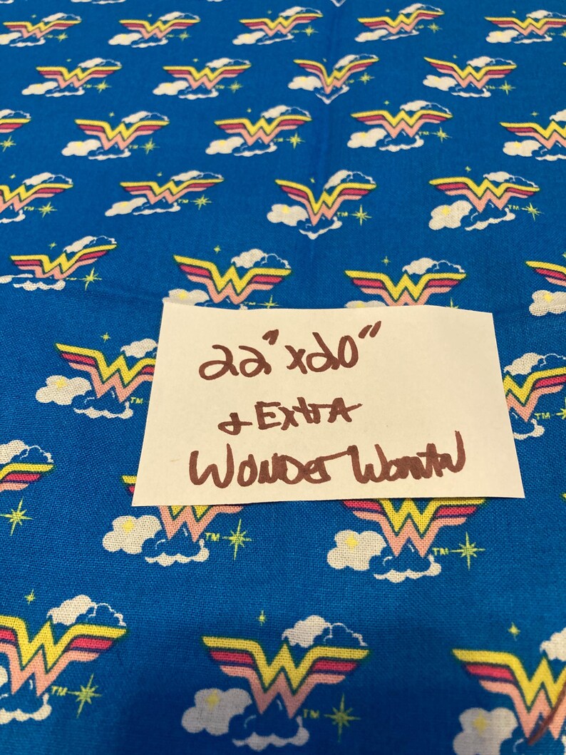 Wonder Woman Fabric - Etsy