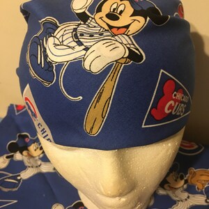 Chicago Cubs Mickey Mouse Bandana Full Size Adult - Etsy
