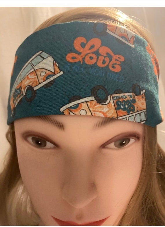 Hippy Bus Headband All You Need is Love - Etsy