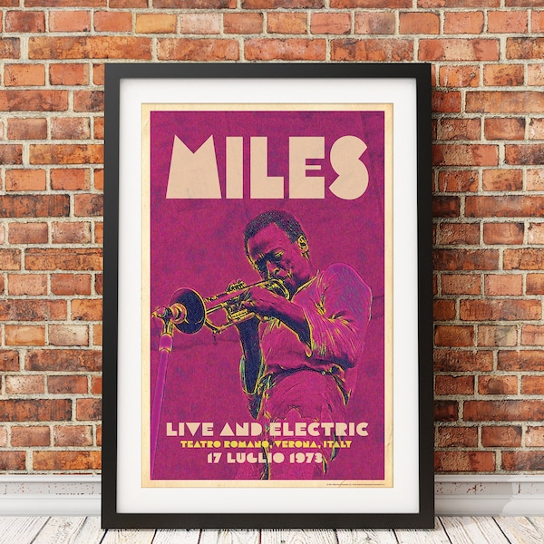 Miles Davis Poster - Etsy
