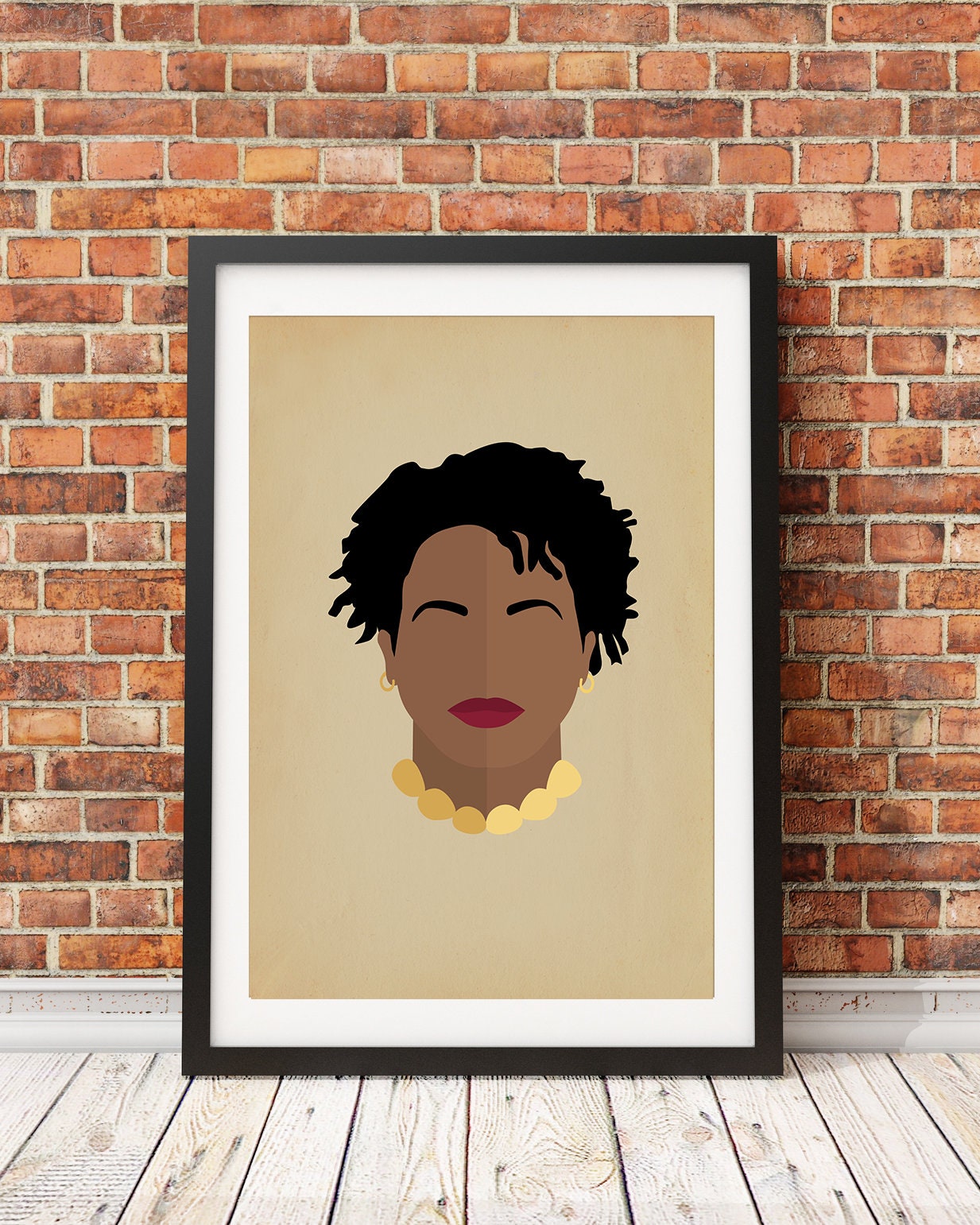 Stacey Abrams, Black Women History Makers Icon Original Print Design ...
