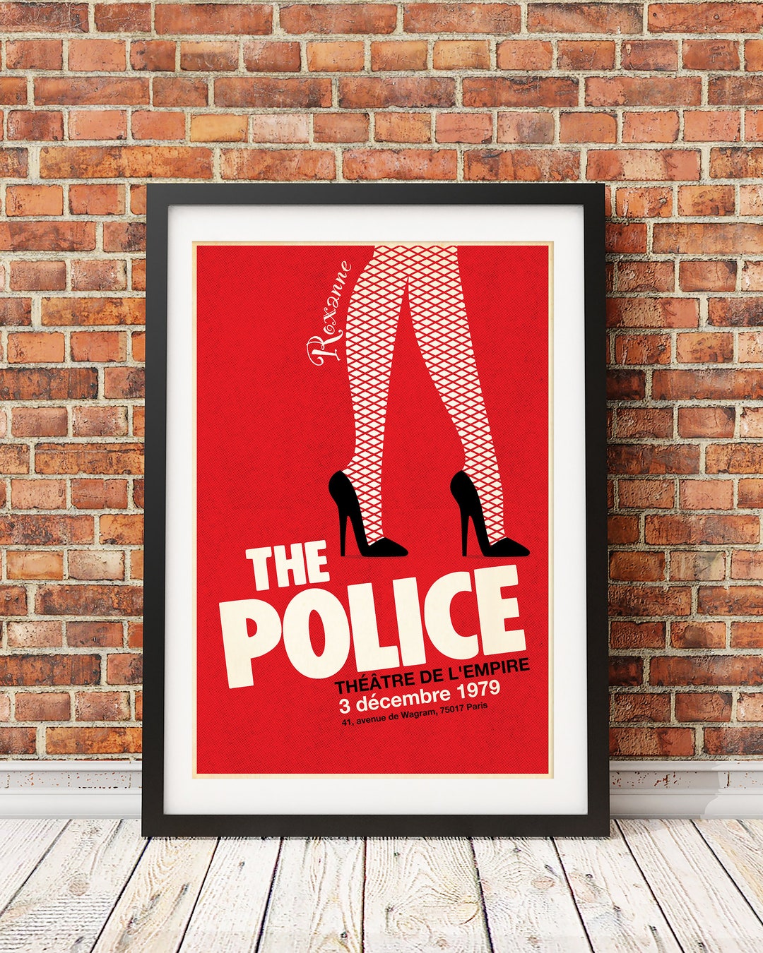 The Police Live in Paris Roxanne Poster, Officially Licensed Print ...