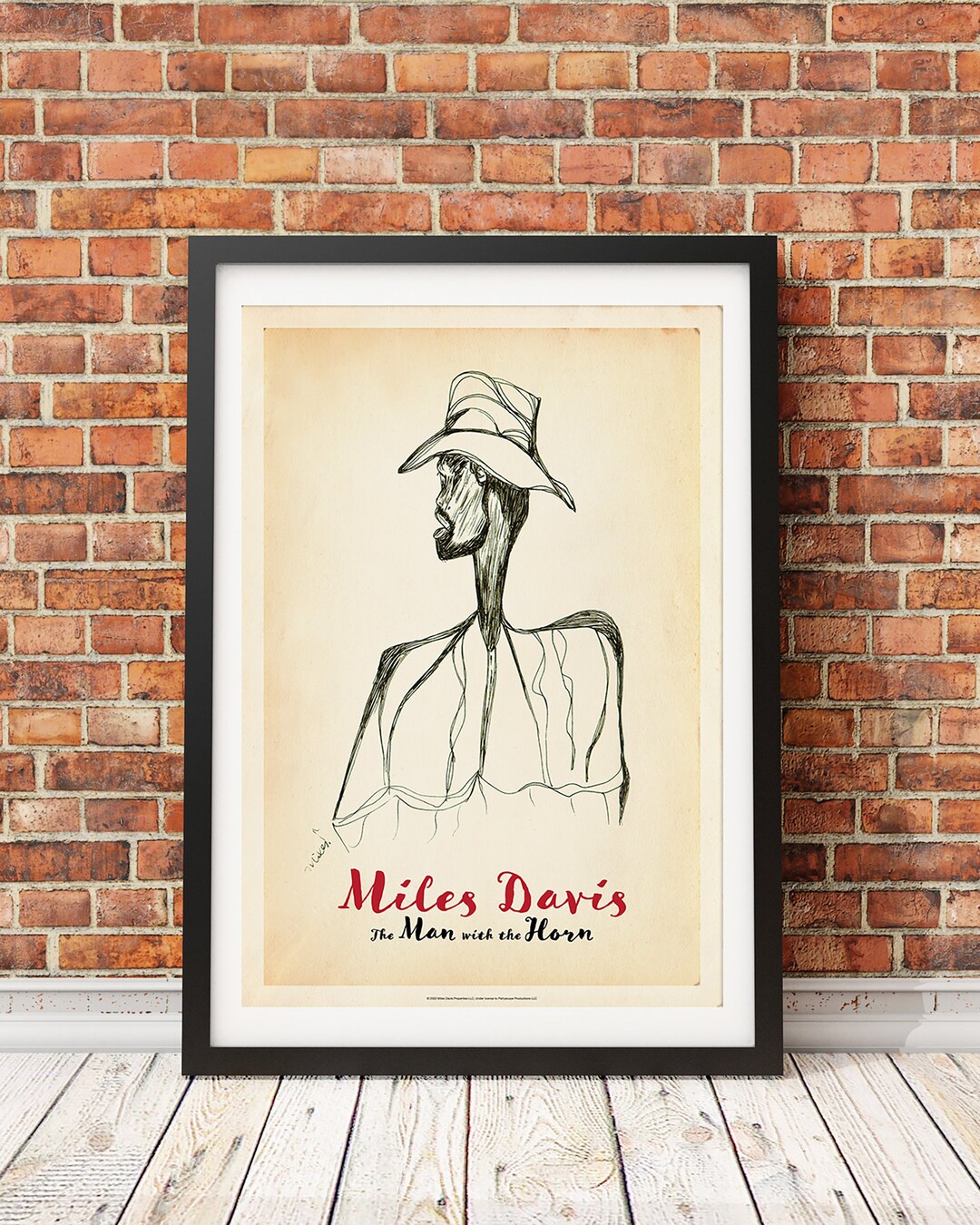 Miles Davis the Man With the Horn Print, Officially Licensed Print ...