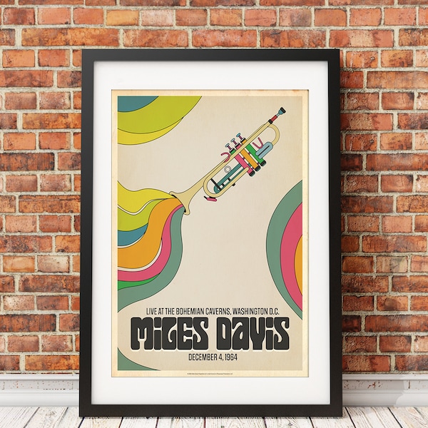 Miles Davis Poster - Etsy