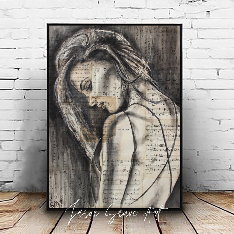 Woman Back Painting - Etsy