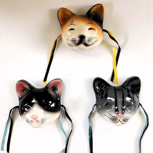 Ceramic Wall Mask - Etsy