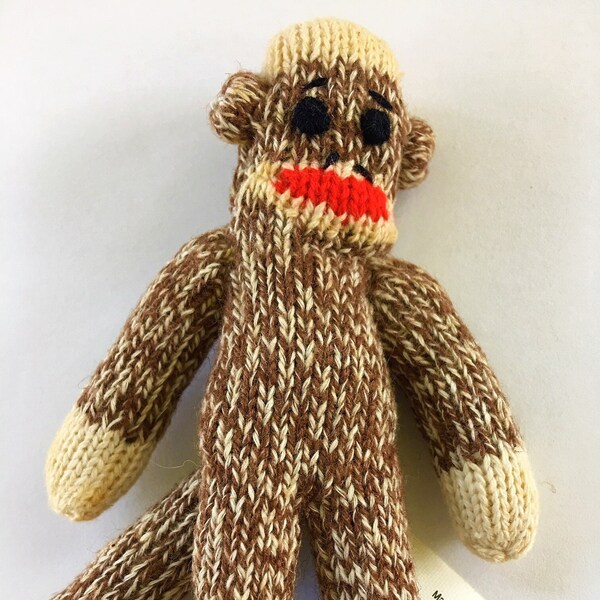 Tiny Sock Monkey - Etsy