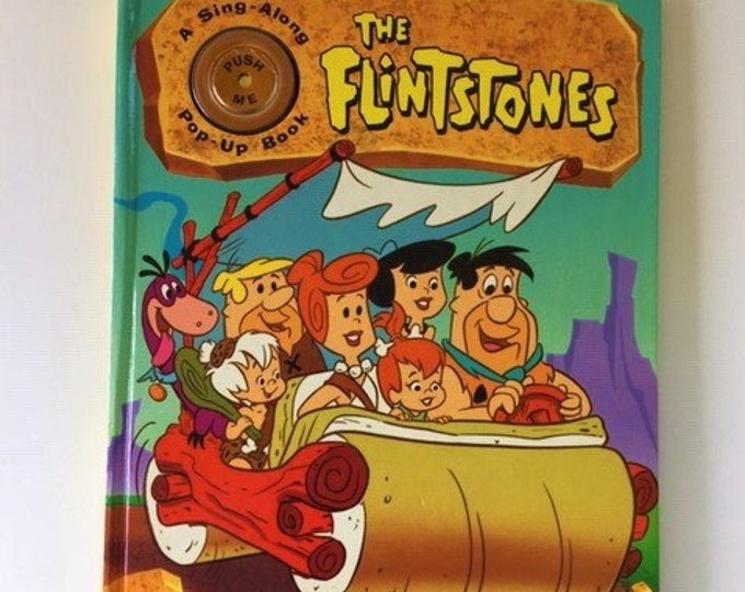 Vintage 1994 THE FLINTSTONES Sing-along Pop-up Book First Edition ...