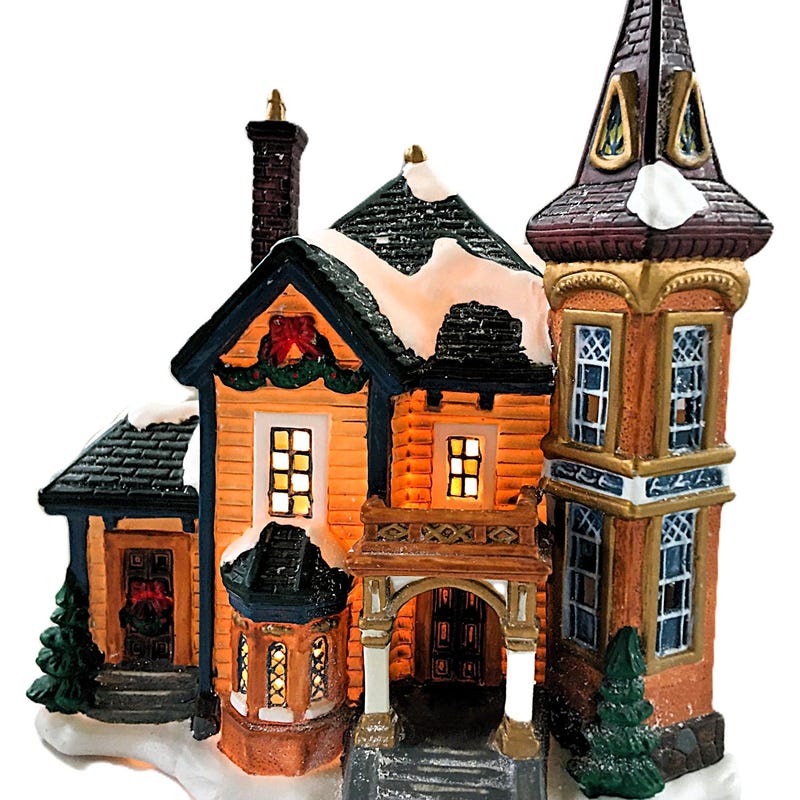 Ceramic Christmas Village - Etsy