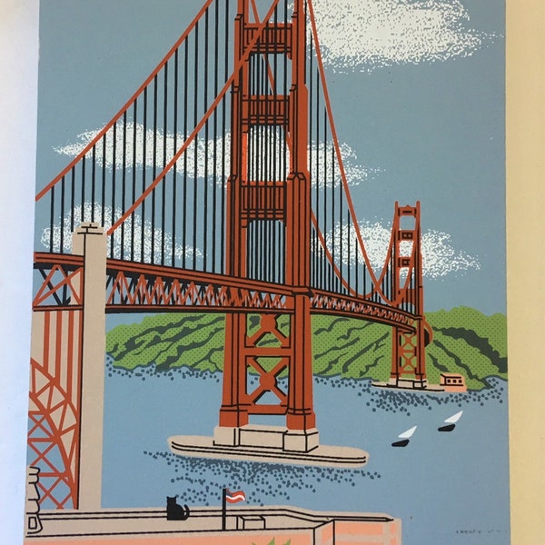 Golden Gate Bridge Figurine - Etsy