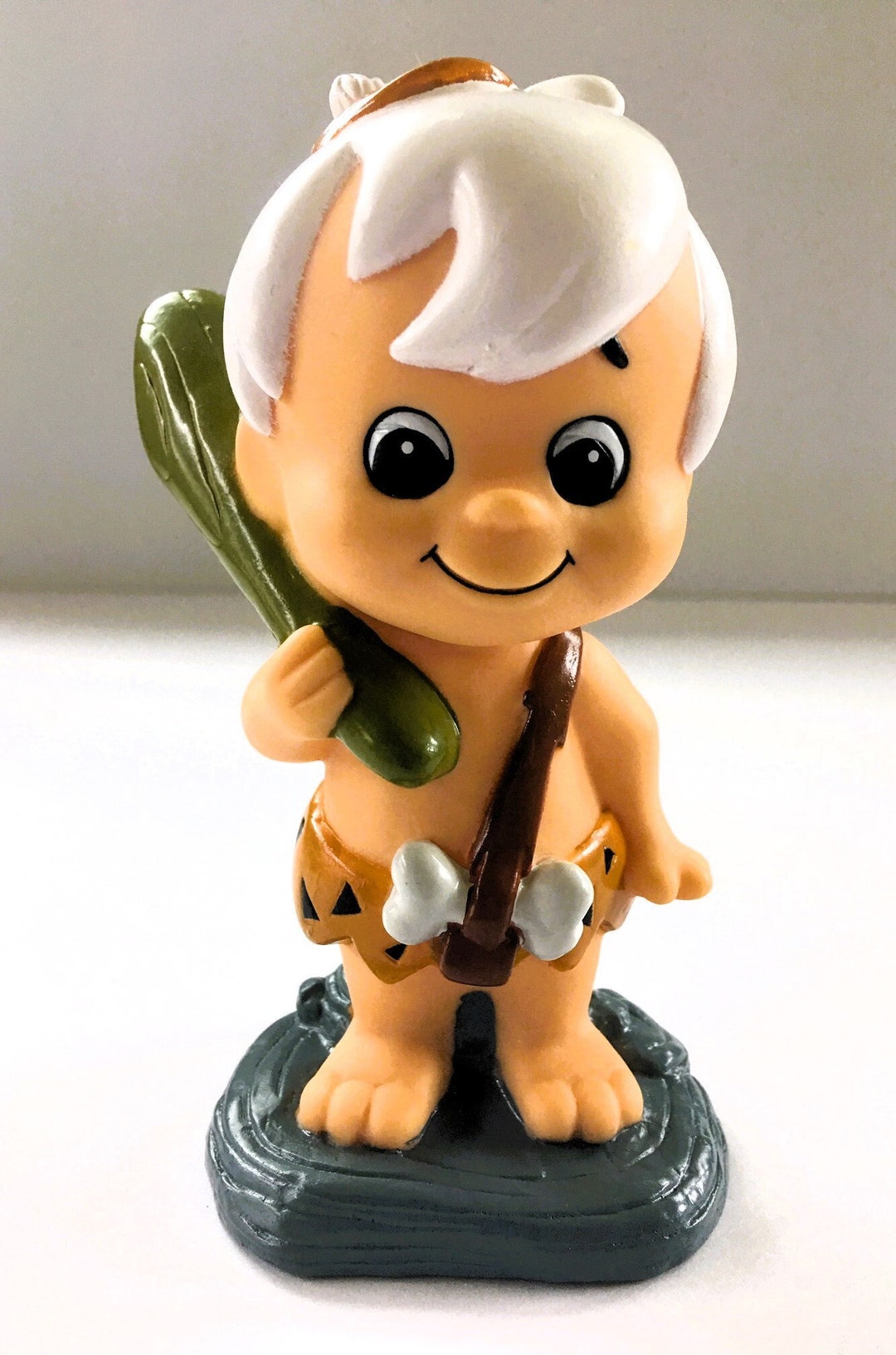 Vintage 1994 Bamm-bamm Rubble FLINTSTONES Vinyl Plastic Toy Figure NEW ...