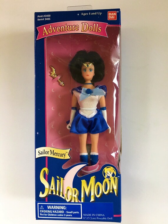 Vintage 6” sailor moon .. sailor Mercury doll - munimoro.gob.pe