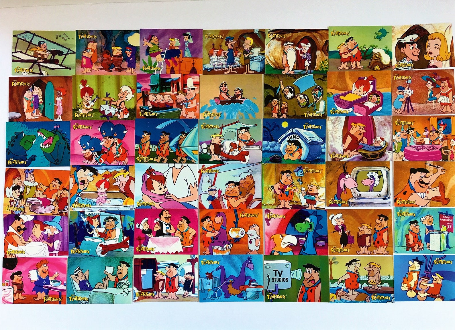 THE FLINTSTONES Trading Cards Lot of 42 Mixed vintage 1993 - Etsy