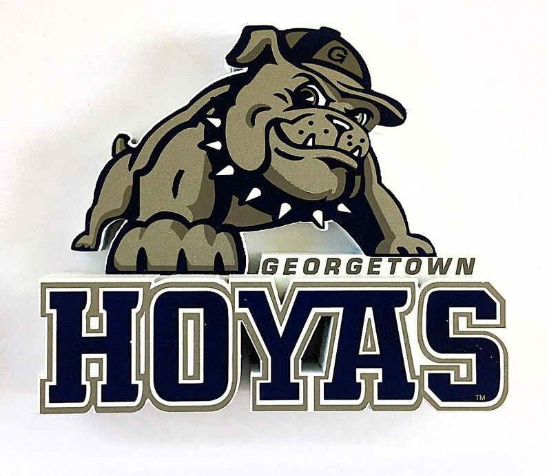 Vintage 1999 Shelia's Georgetown HOYAS Bulldogs Wood Shelf Sitter - Etsy