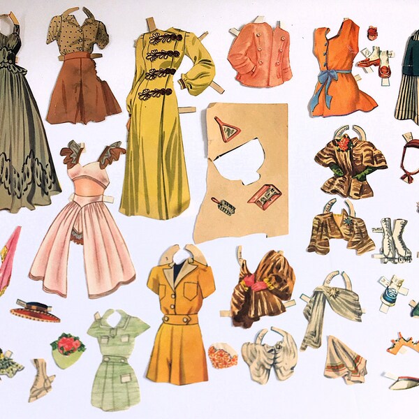 Paper Dress Cut Out - Etsy