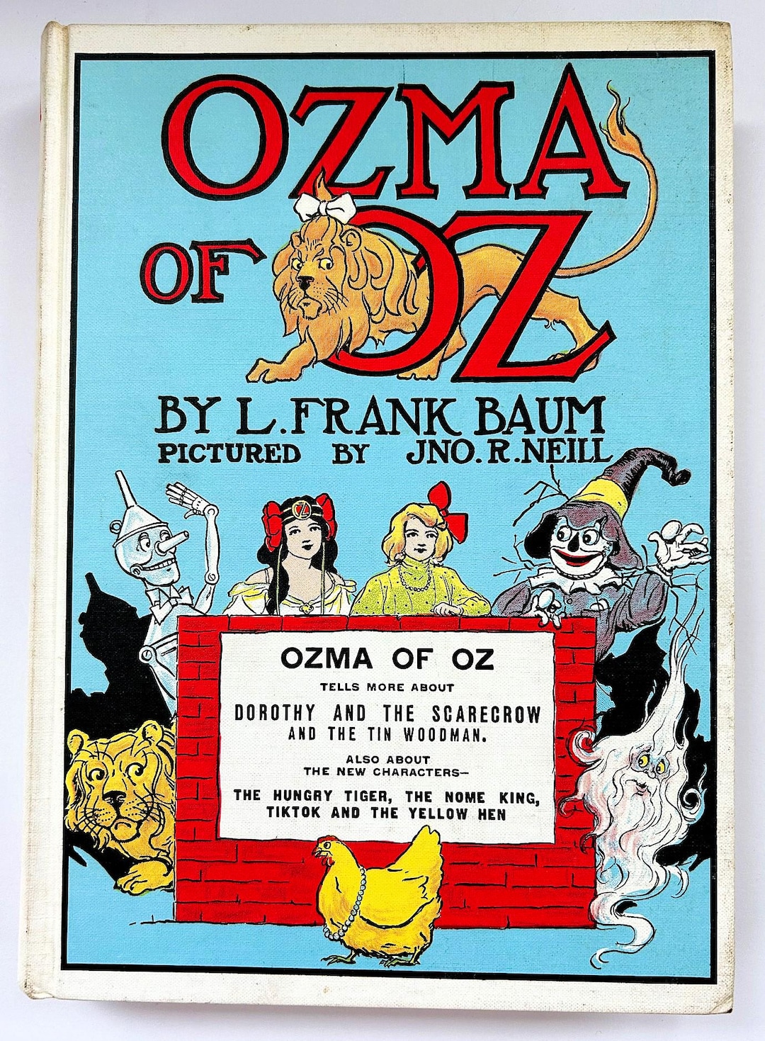 Vintage Ozma of Oz White Edition Hardcover Wizard of Oz Book ~ L. Frank ...