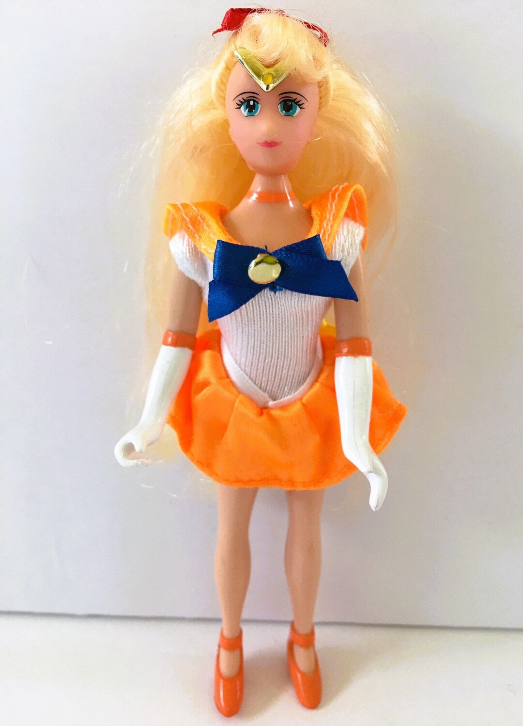 Vintage 1995 Sailor Moon VENUS 6" Adventure Doll ~ Bandai Irwin Toys ~ Action Figure Japanese ...