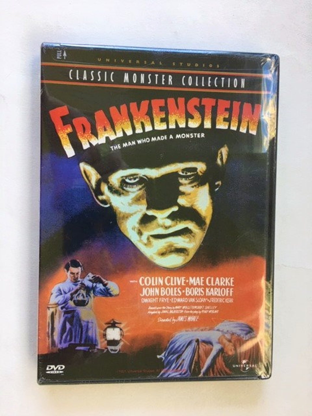 1999 FRANKENSTEIN DVD Classic Monster Collection Universal Studios ...