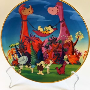 Vintage 1995 the Flintstones Collector Plate where's Fred the Franklin ...