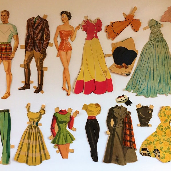 Whitman Paper Dolls - Etsy