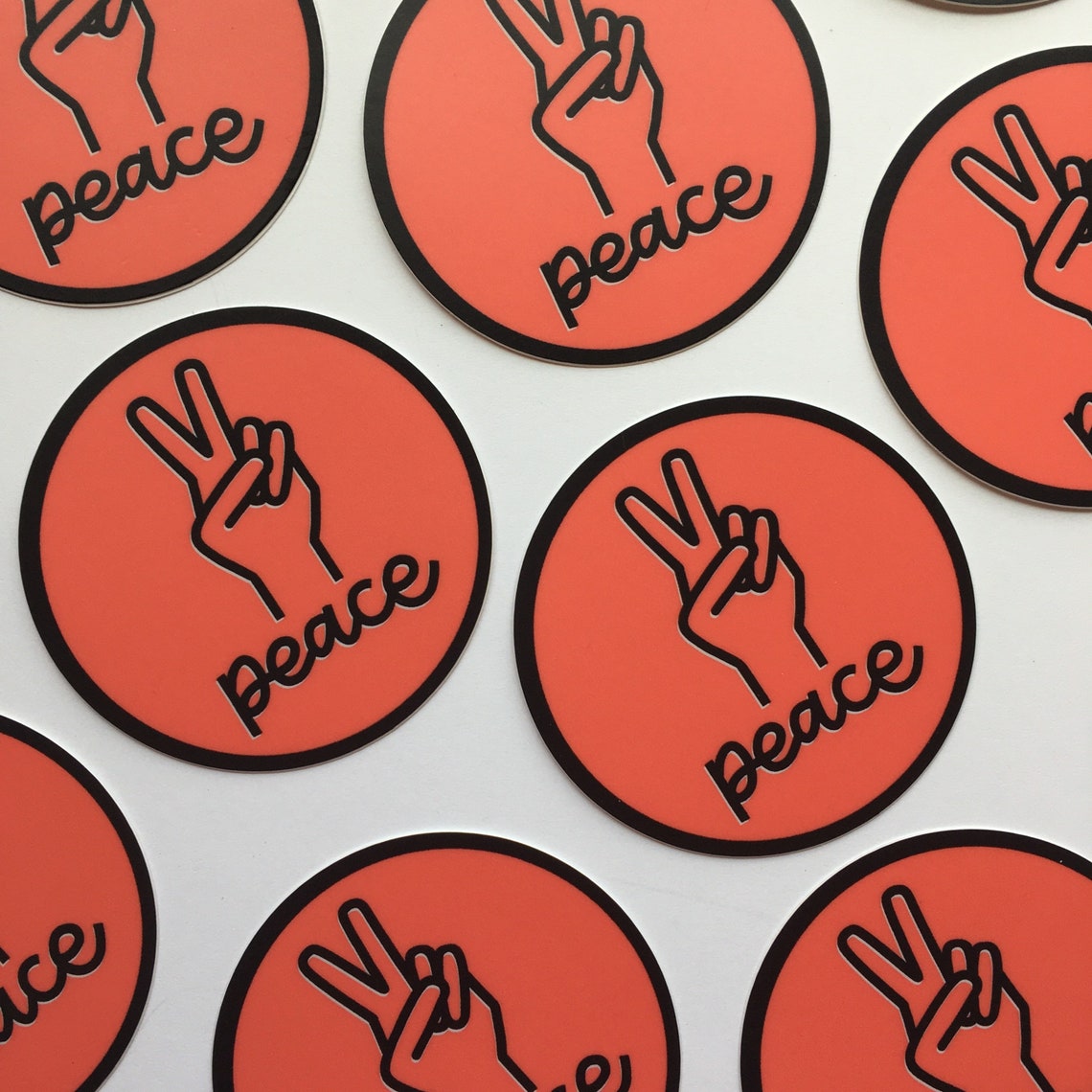 Vinyl Sticker Peace Sign Laptop Water Bottle Peace Out Sticker Peace ...