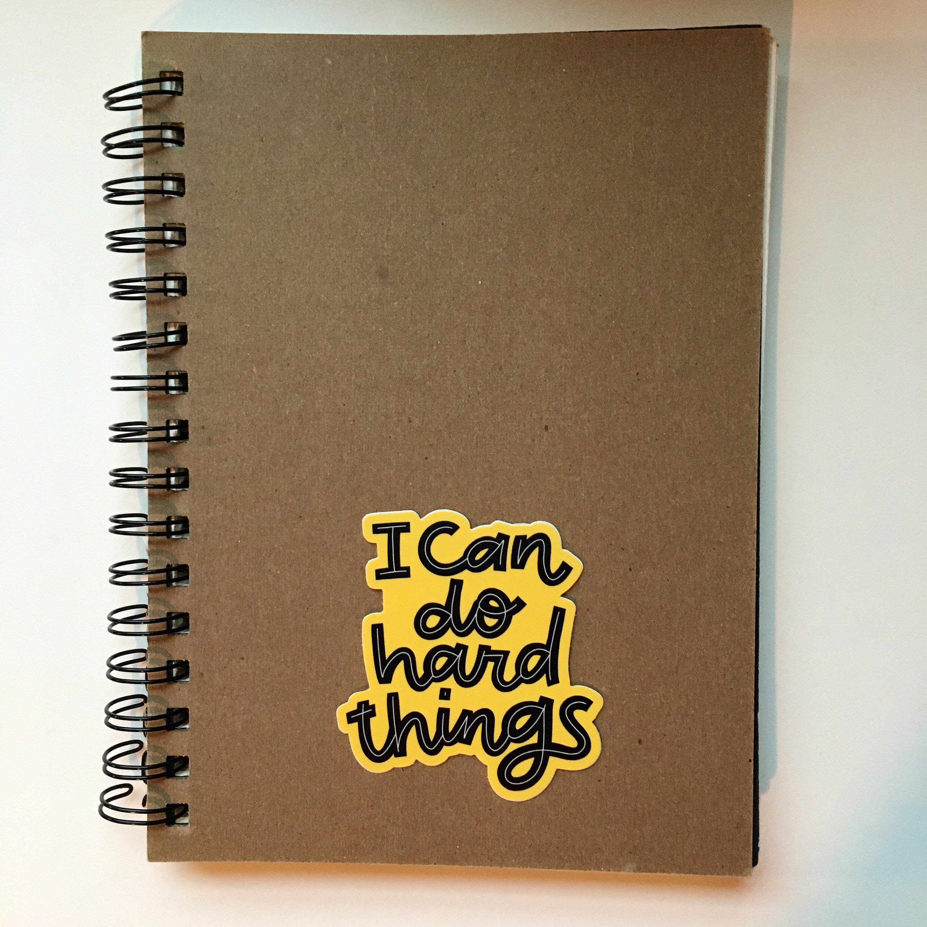 Vinyl Sticker I Can Do Hard Things Vinyl Sticker Water Bottle Durable ...