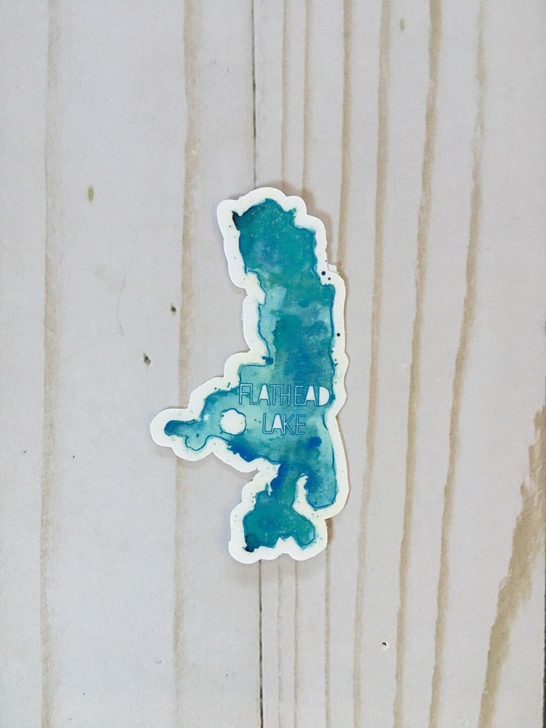 Vinyl Sticker Flathead Lake Sticker Vinyl Laptop Water Bottle ...
