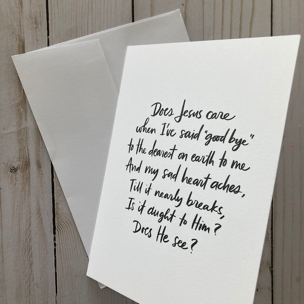 Hospice Greeting Card - Etsy
