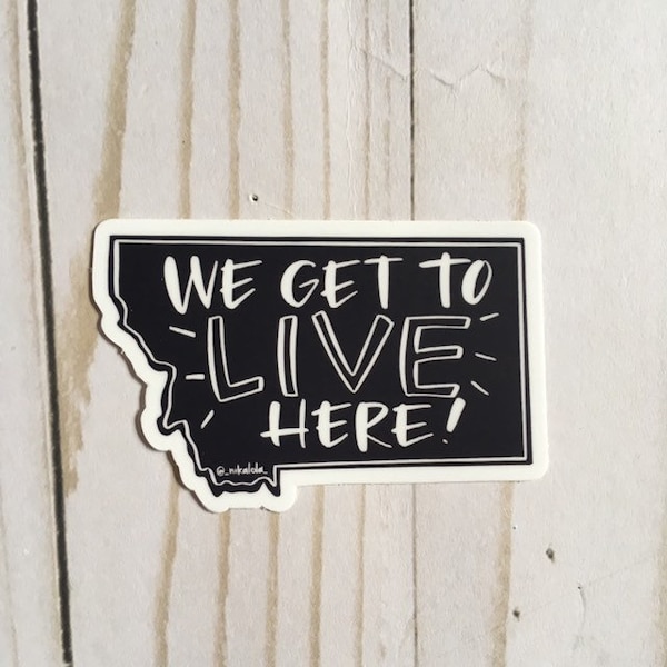 Montana Sticker - Etsy
