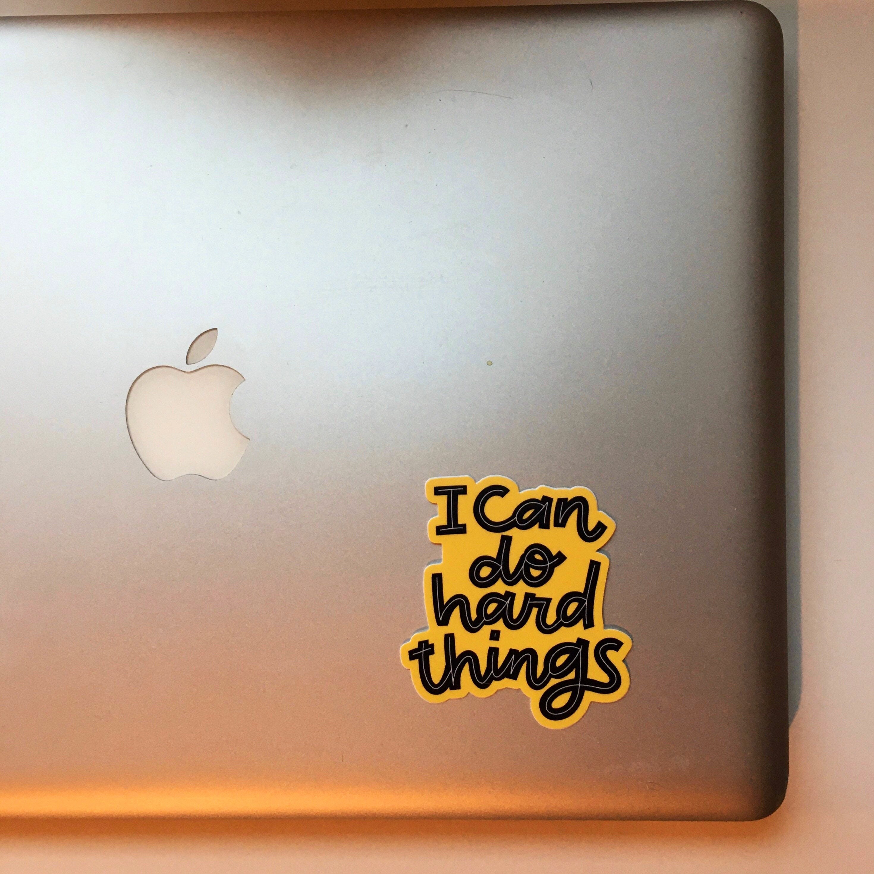 Vinyl Sticker I Can Do Hard Things Vinyl Sticker Water Bottle - Etsy