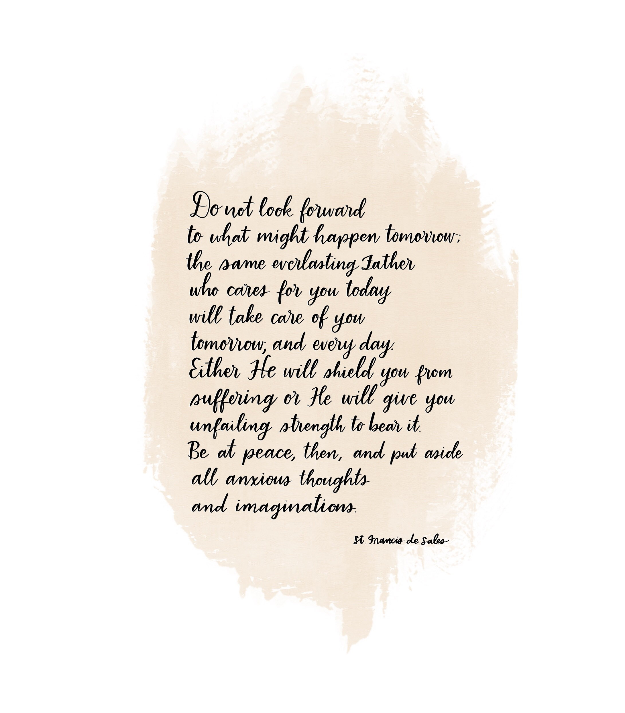 Art Print Handlettered Poem do Not Look Forward by St. - Etsy