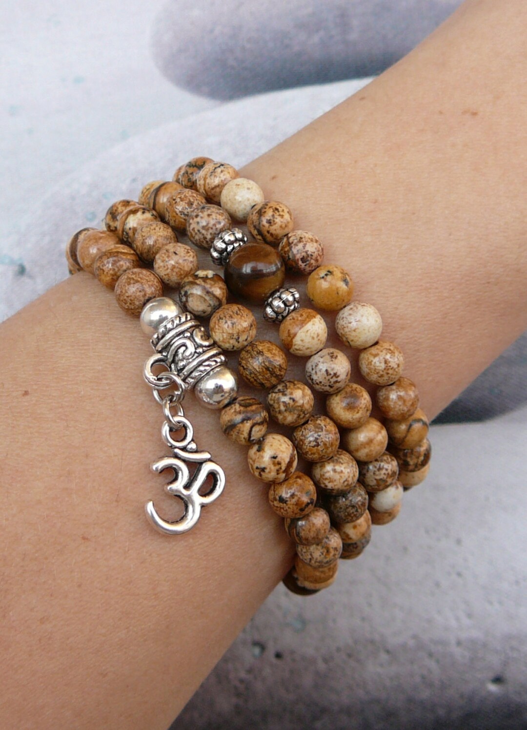 108 Mala Necklace, 108 Mala Bracelet, 108 Mala Bead Necklace,yoga ...