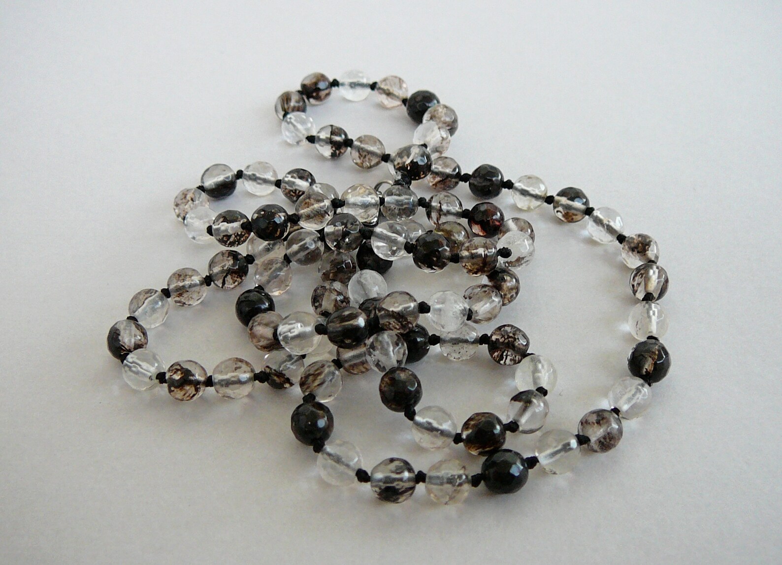 Smoky Quartz Beaded Necklace 6mm Genuine Smoky Quartz Beads - Etsy