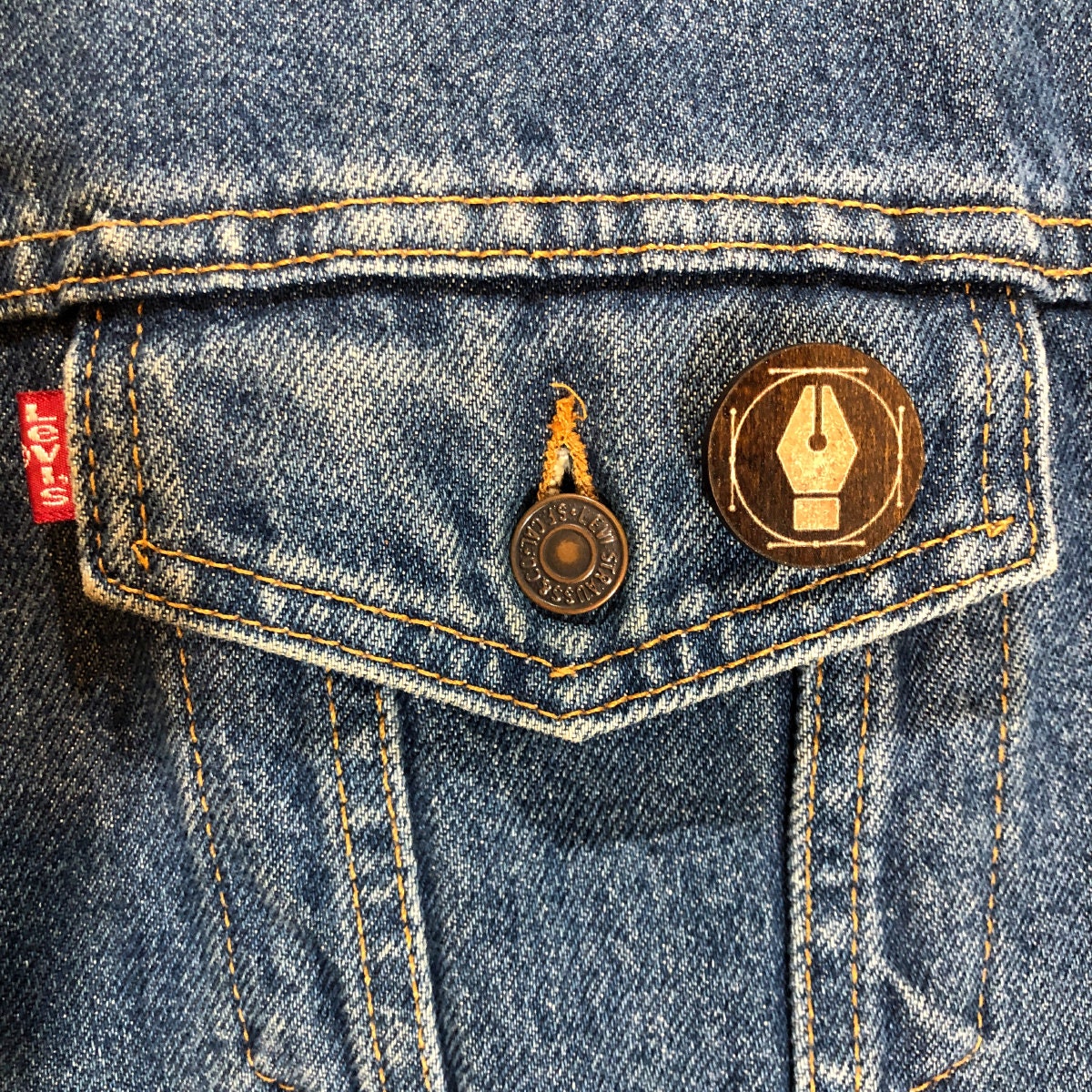 Pen Tool Laser Cut Lapel Pin - Etsy