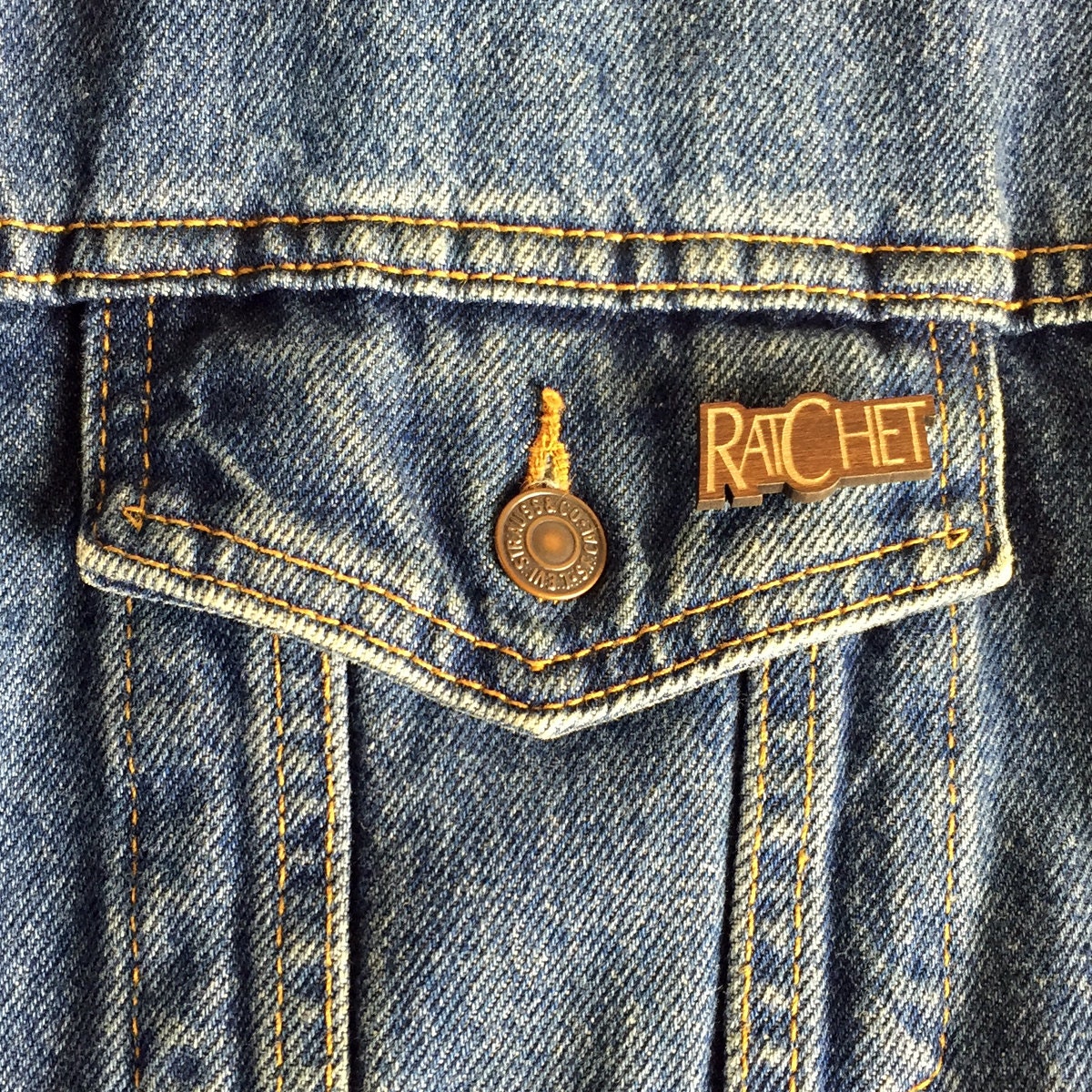 Ratchet Laser Cut Lapel Pin - Etsy