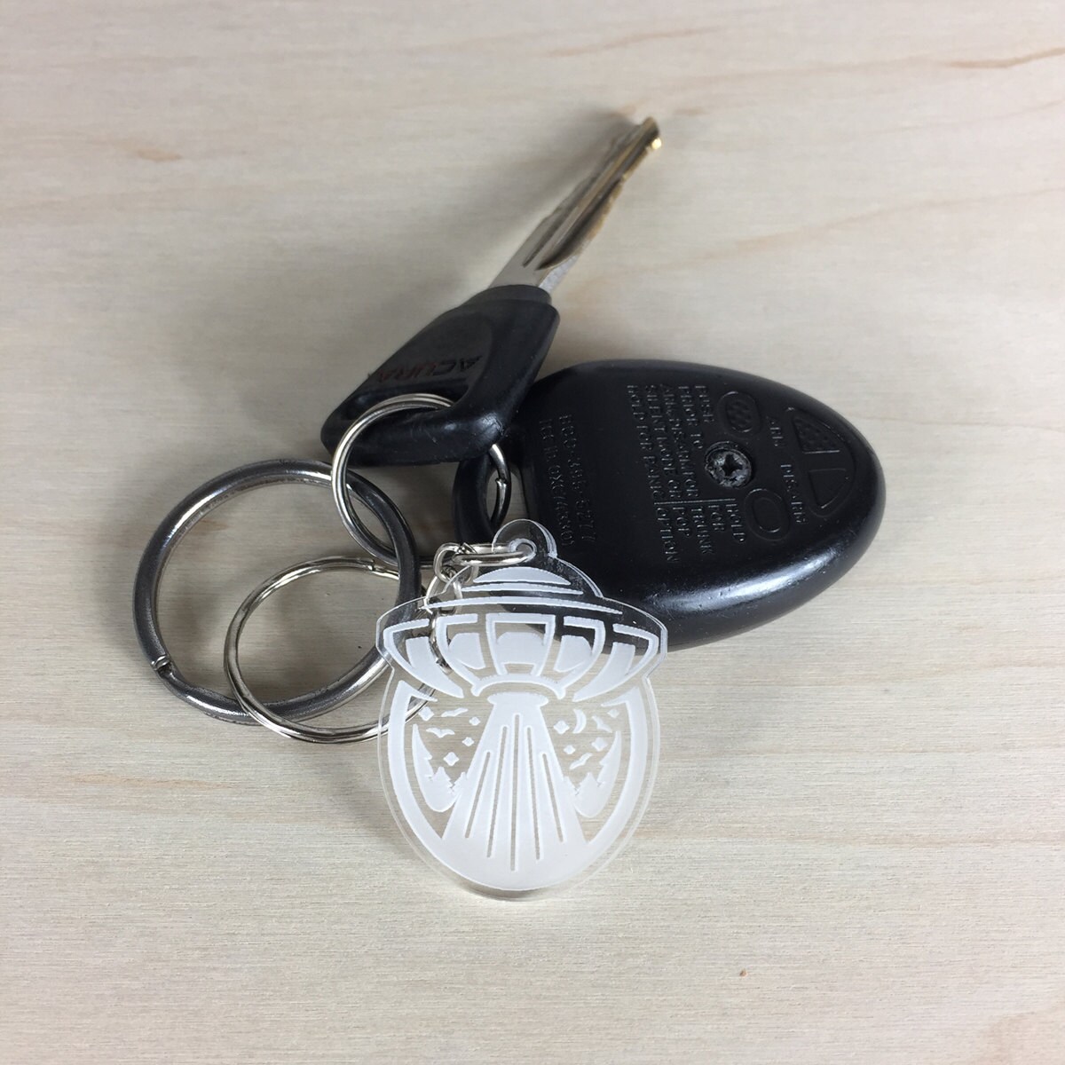 Laser Cut / UFO / Keychain - Etsy