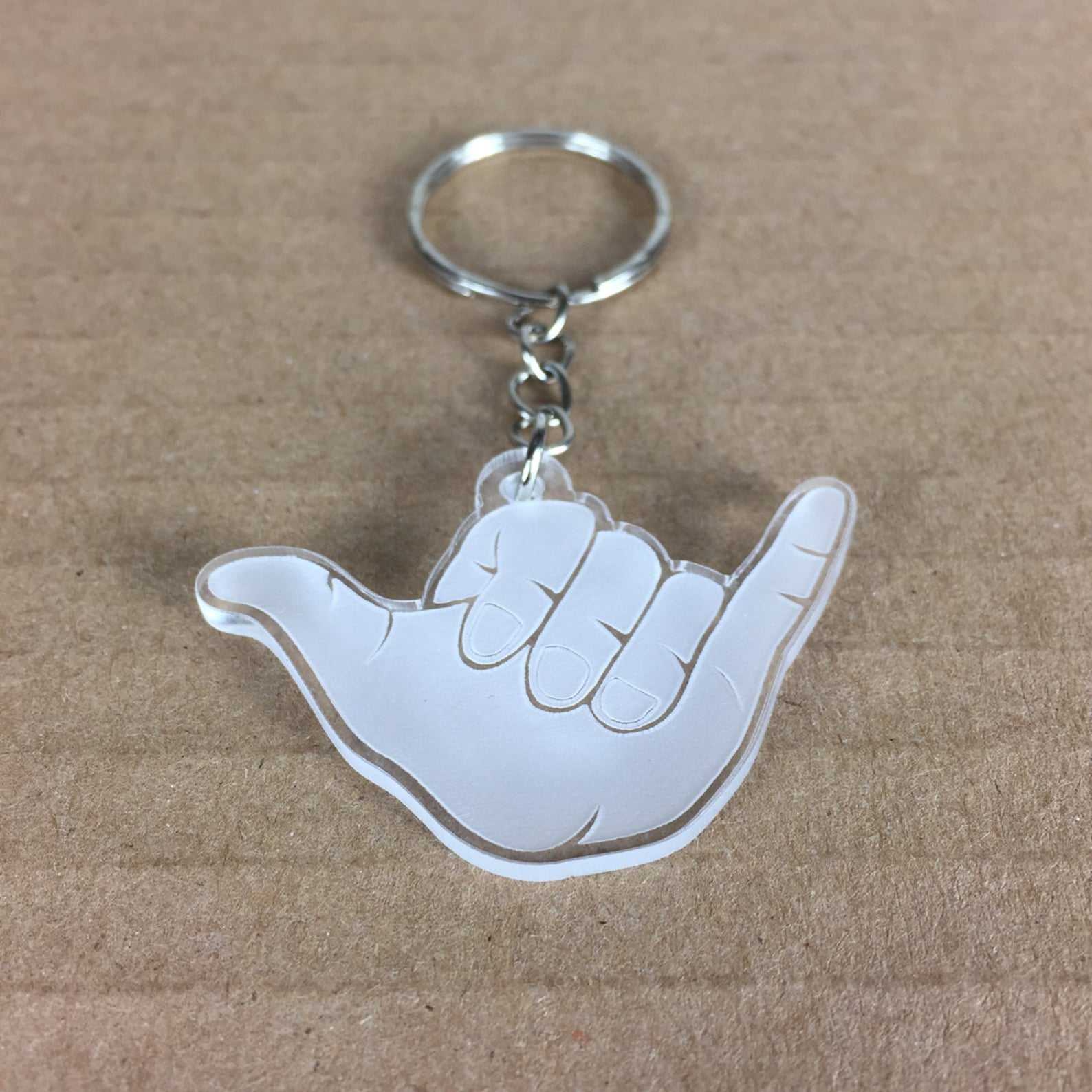 Laser Cut / Hang Loose / Keychain - Etsy