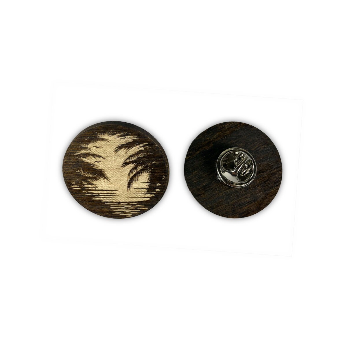 Sunset Laser Cut Lapel Pin - Etsy España