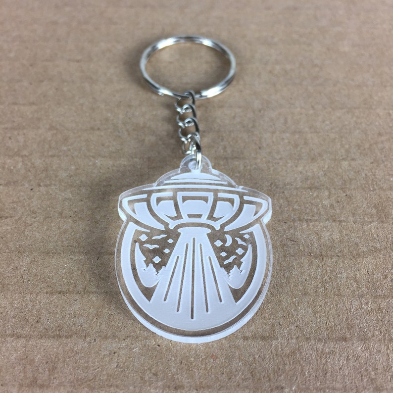 Laser Cut / UFO / Keychain - Etsy