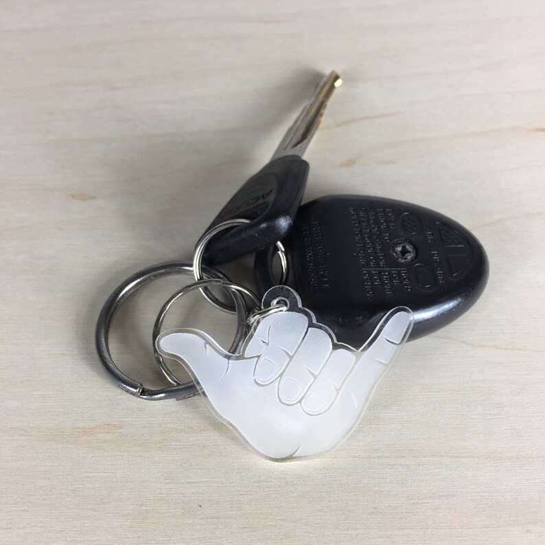 Laser Cut / Hang Loose / Keychain - Etsy