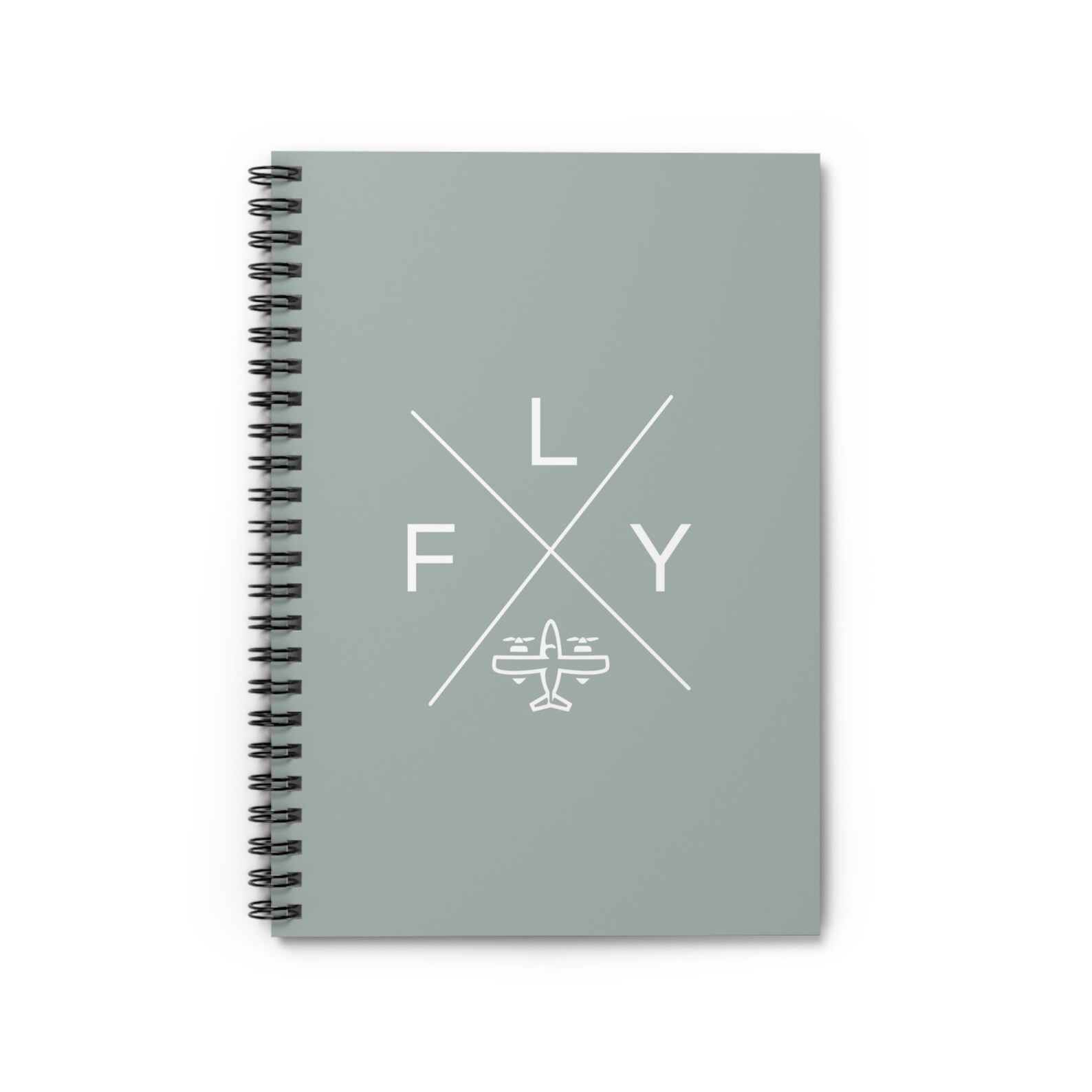 Fly Spiral Notebook | Airplane Notes | Gift for Pilot | Pilot Journal ...