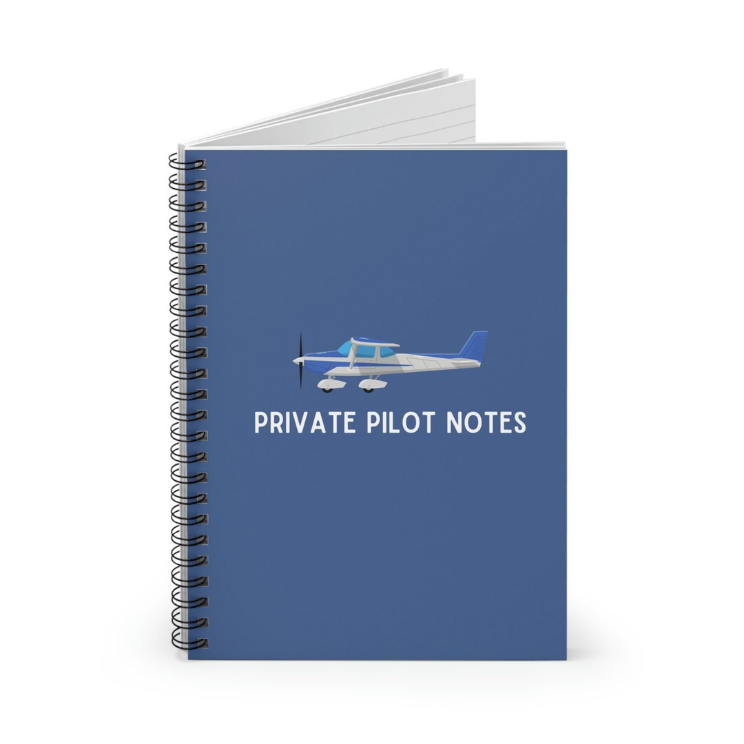 Private Pilot Spiral Notebook | Flight Training Notes | Gift for ...