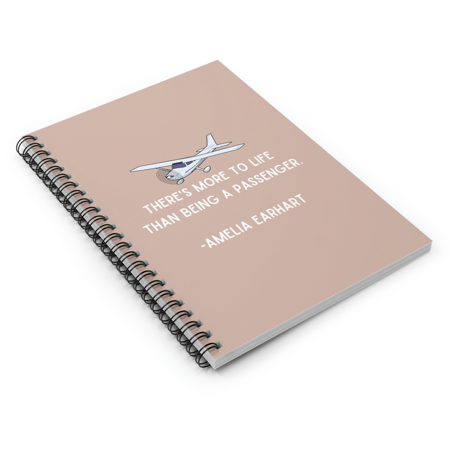 Amelia Earhart Spiral Notebook | Flight Training Notes | Gift for ...