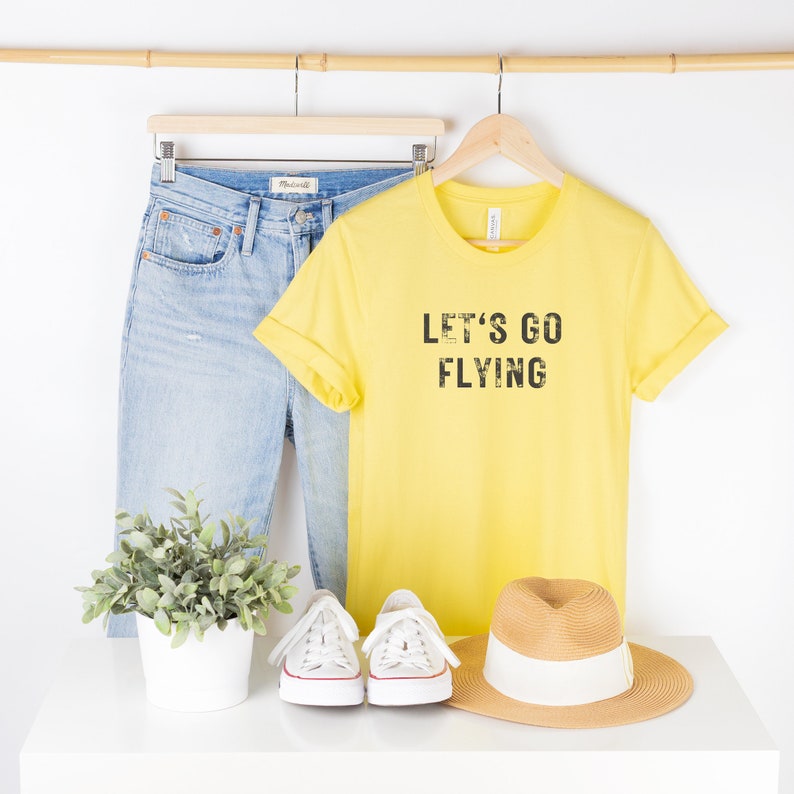 Let's Go Flying Shirt | Aviation Tee | Airplane Shirt | Pilot Gift ...