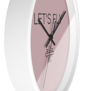 Let's Fly Wall Clock | Pilot Gift | Airplane Hangar Decor | Pilot ...