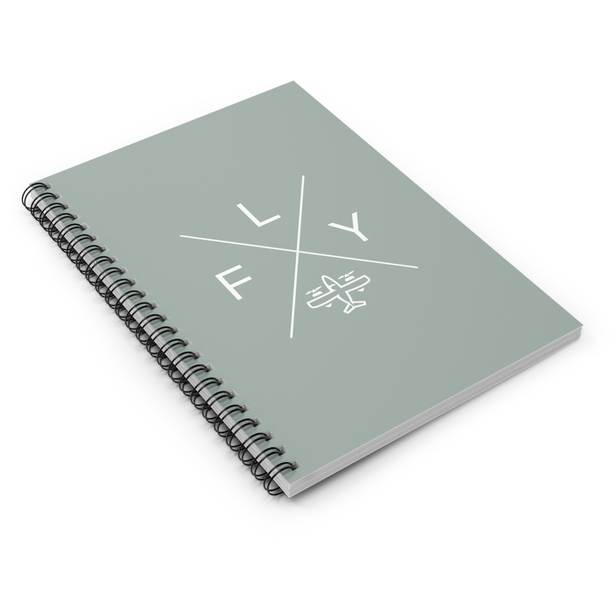 Fly Spiral Notebook | Airplane Notes | Gift for Pilot | Pilot Journal ...