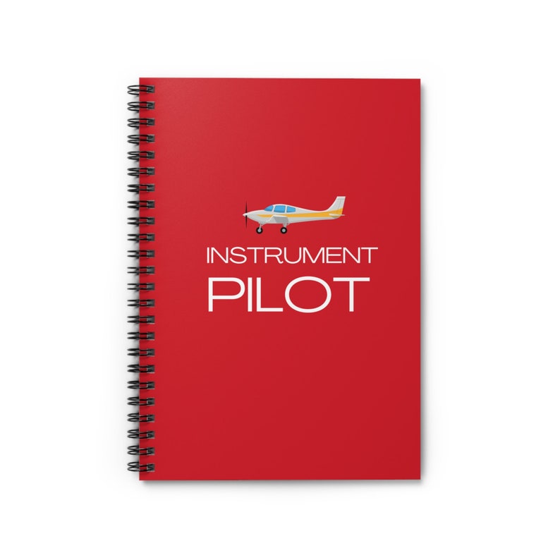 Instrument Pilot Notebook | Aviation Journal | Flight School Notes ...
