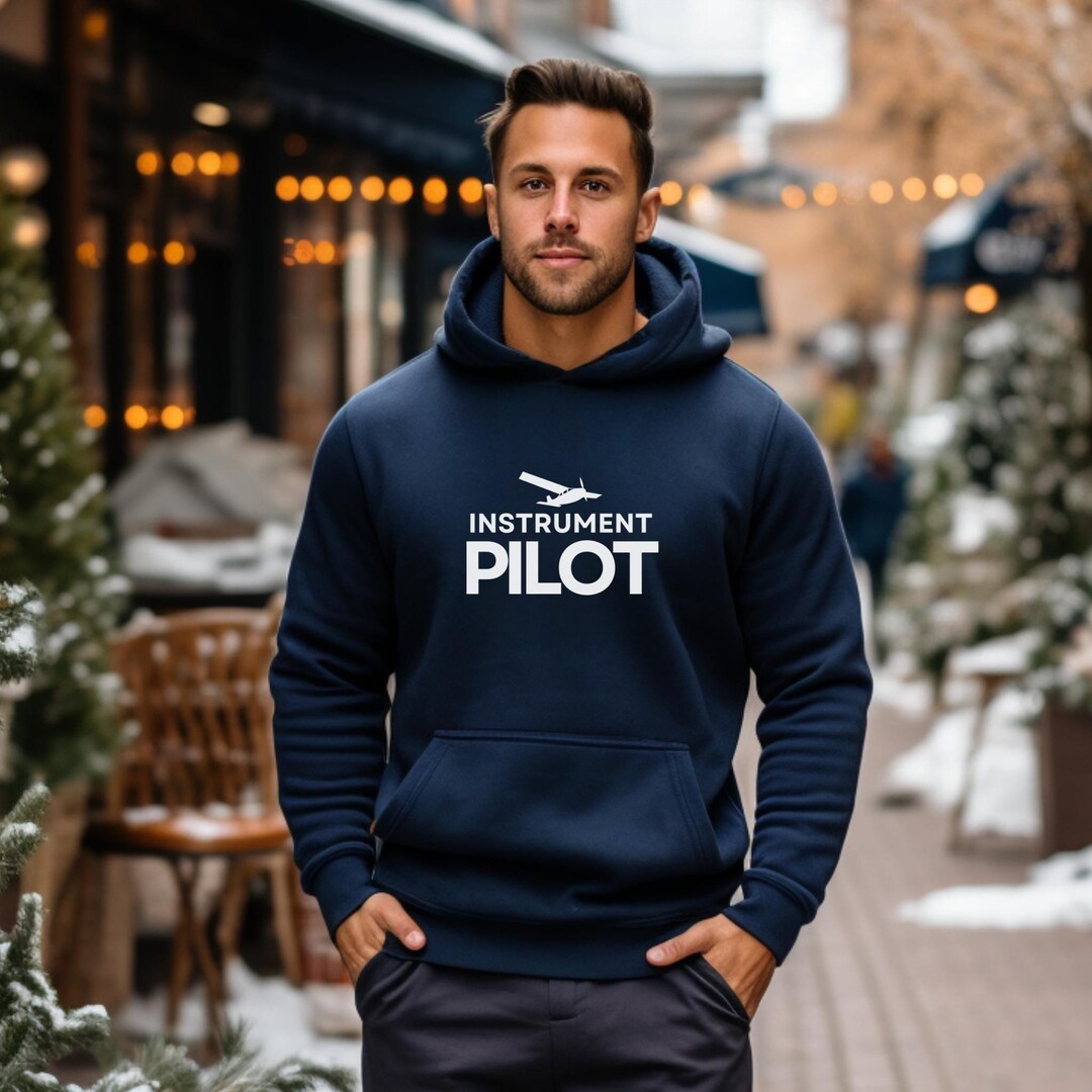 Instrument Rated Pilot Hoodie | Aviation Sweatshirt | Airplane Clothing ...