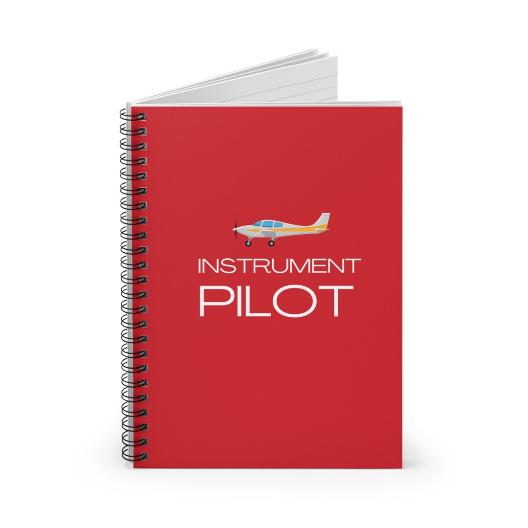 Instrument Pilot Notebook | Aviation Journal | Flight School Notes ...